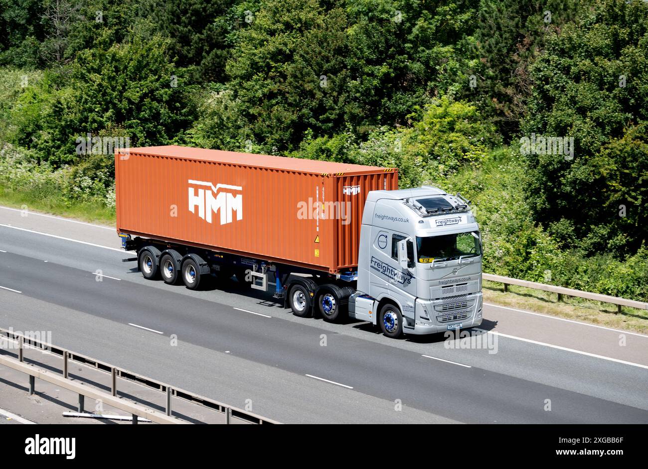 Container truck uk hi-res stock photography and images - Alamy
