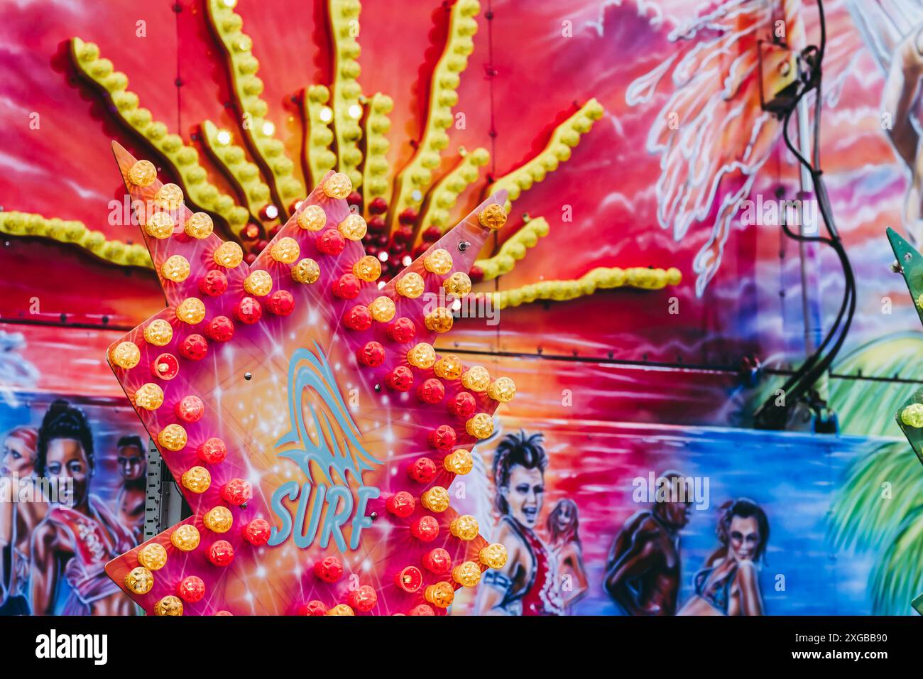 Fairground decoration painting hi-res stock photography and images - Alamy