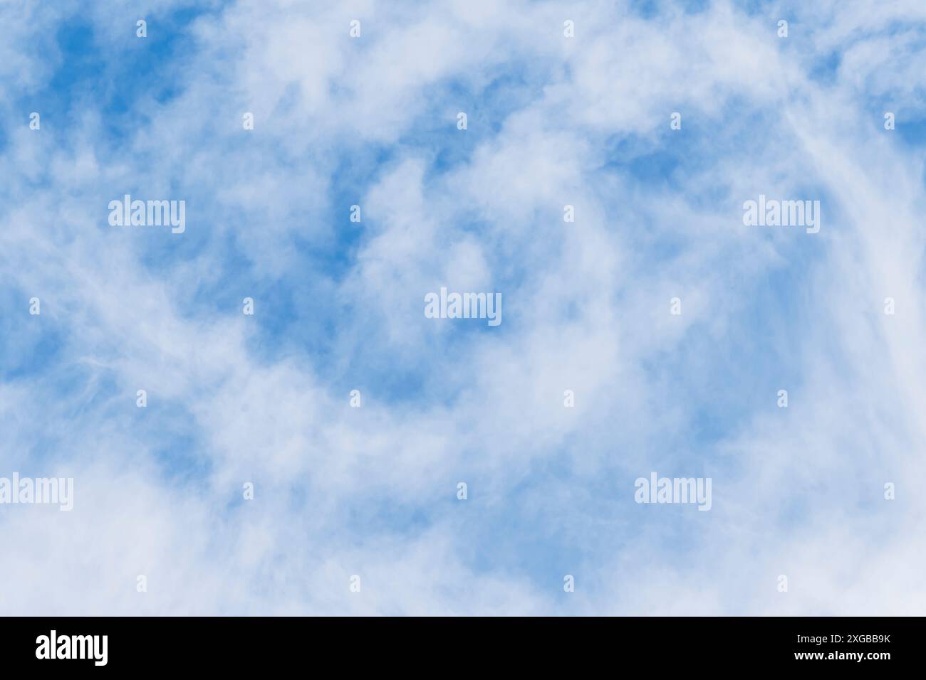 Sky with moving clouds - Design background with free space Stock Photo ...