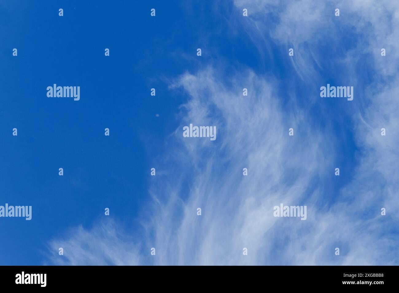 Sky with moving clouds - Design background with free space Stock Photo ...