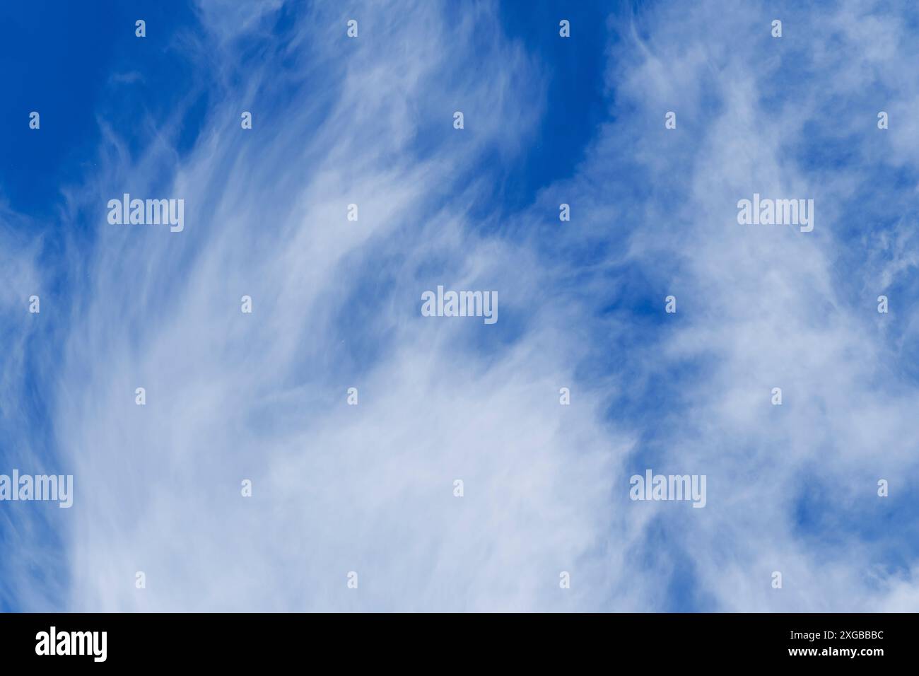 Sky with moving clouds - Design background with free space Stock Photo ...