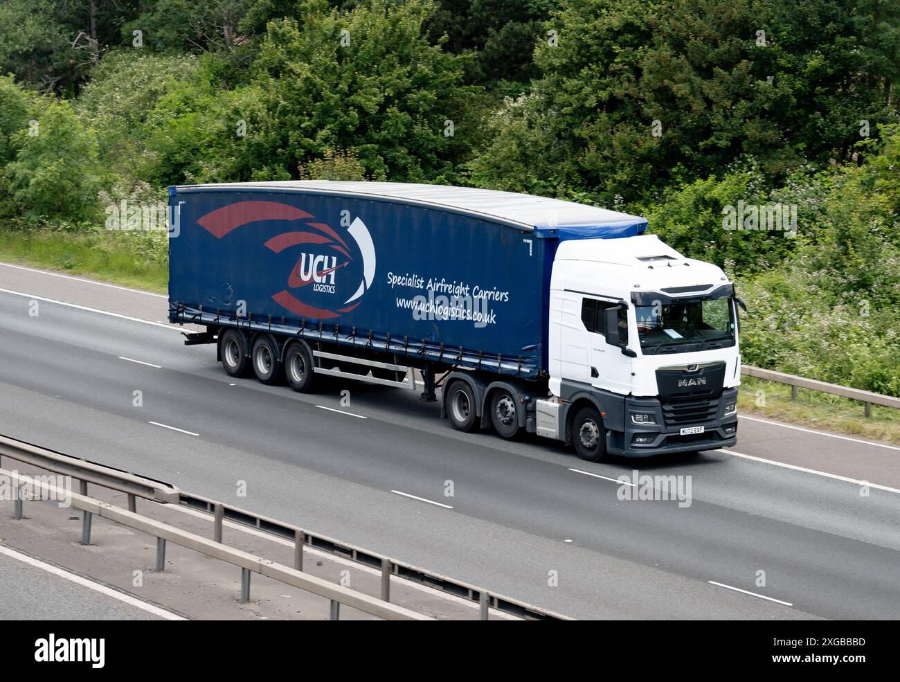 UCH Logistics lorry, M40 motorway, Warwickshire, UK Stock Photo - Alamy