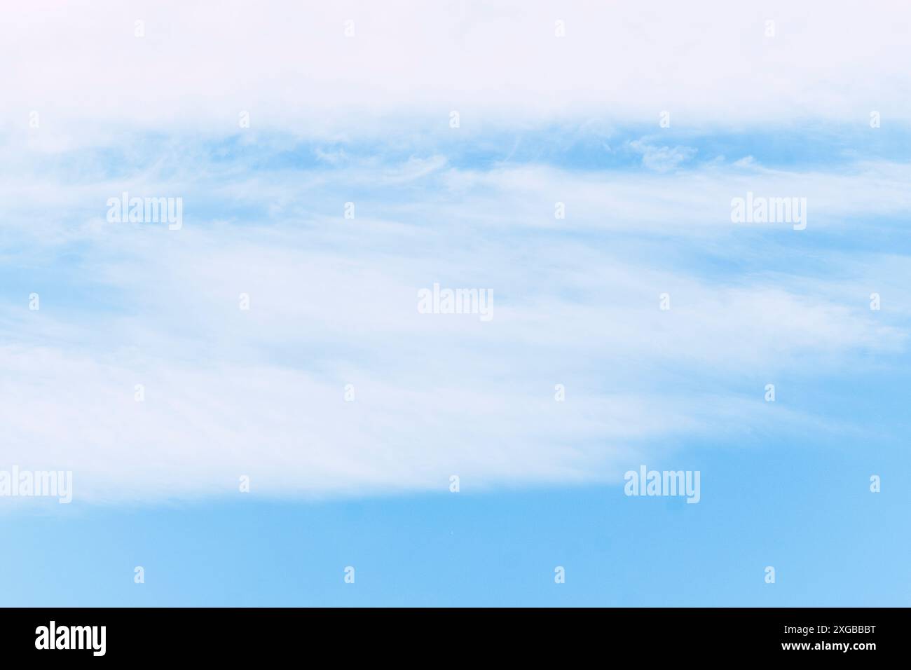 Sky with moving clouds - Design background with free space Stock Photo ...