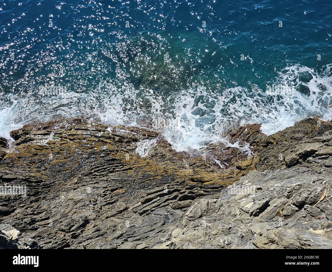 High angle view waves splashing hi-res stock photography and images - Alamy