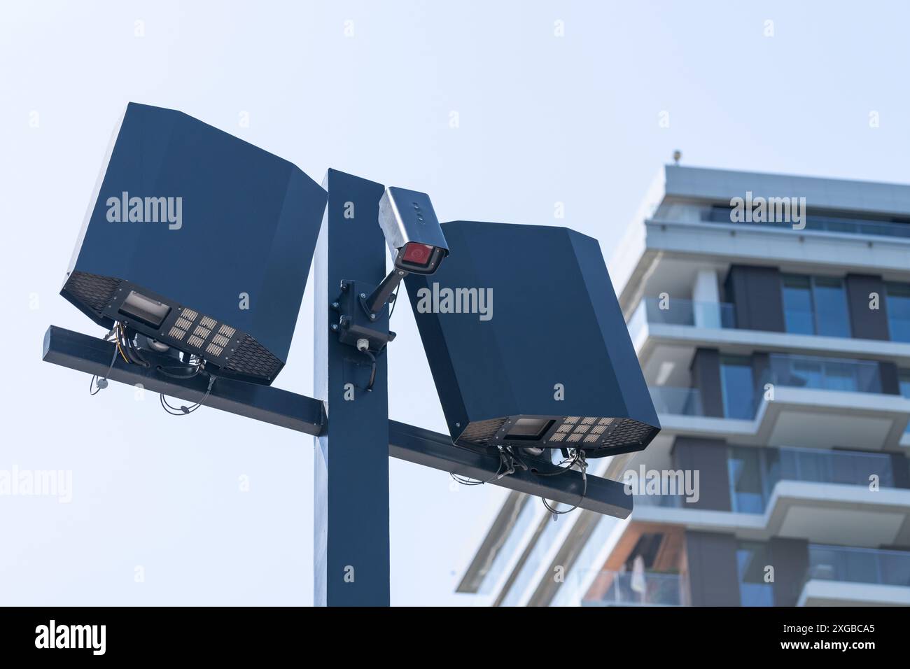 Street light with sensor hi-res stock photography and images - Alamy