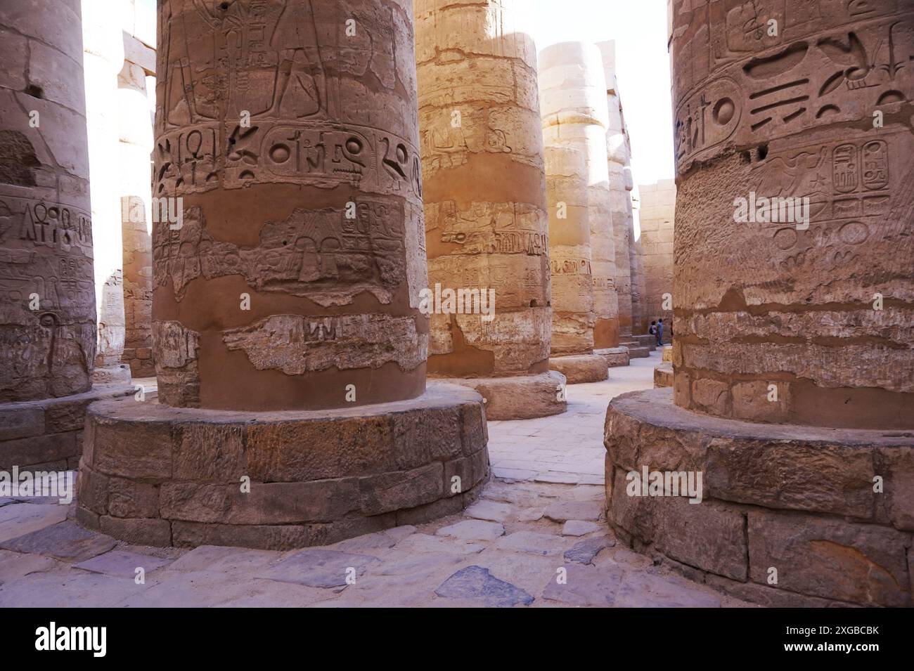 Great Hypostyle Hall at the Temples of Karnak Egypt Stock Photo - Alamy