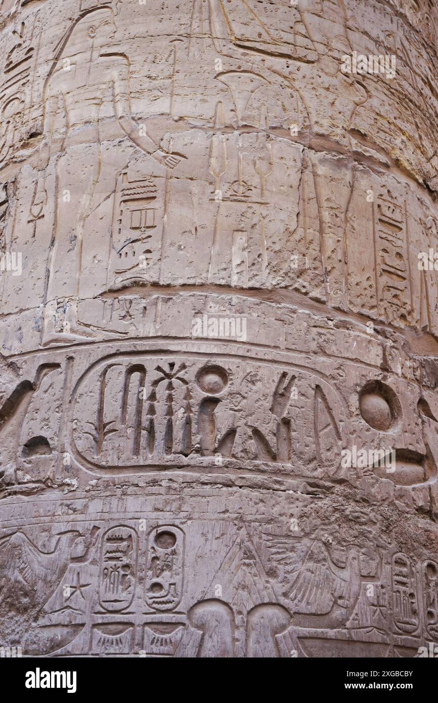 hieroglyph texture from Egypt karnak as very nice background Stock ...