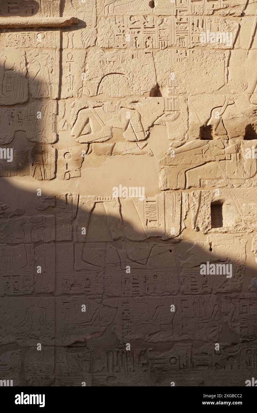 hieroglyph texture from Egypt karnak as very nice background Stock ...