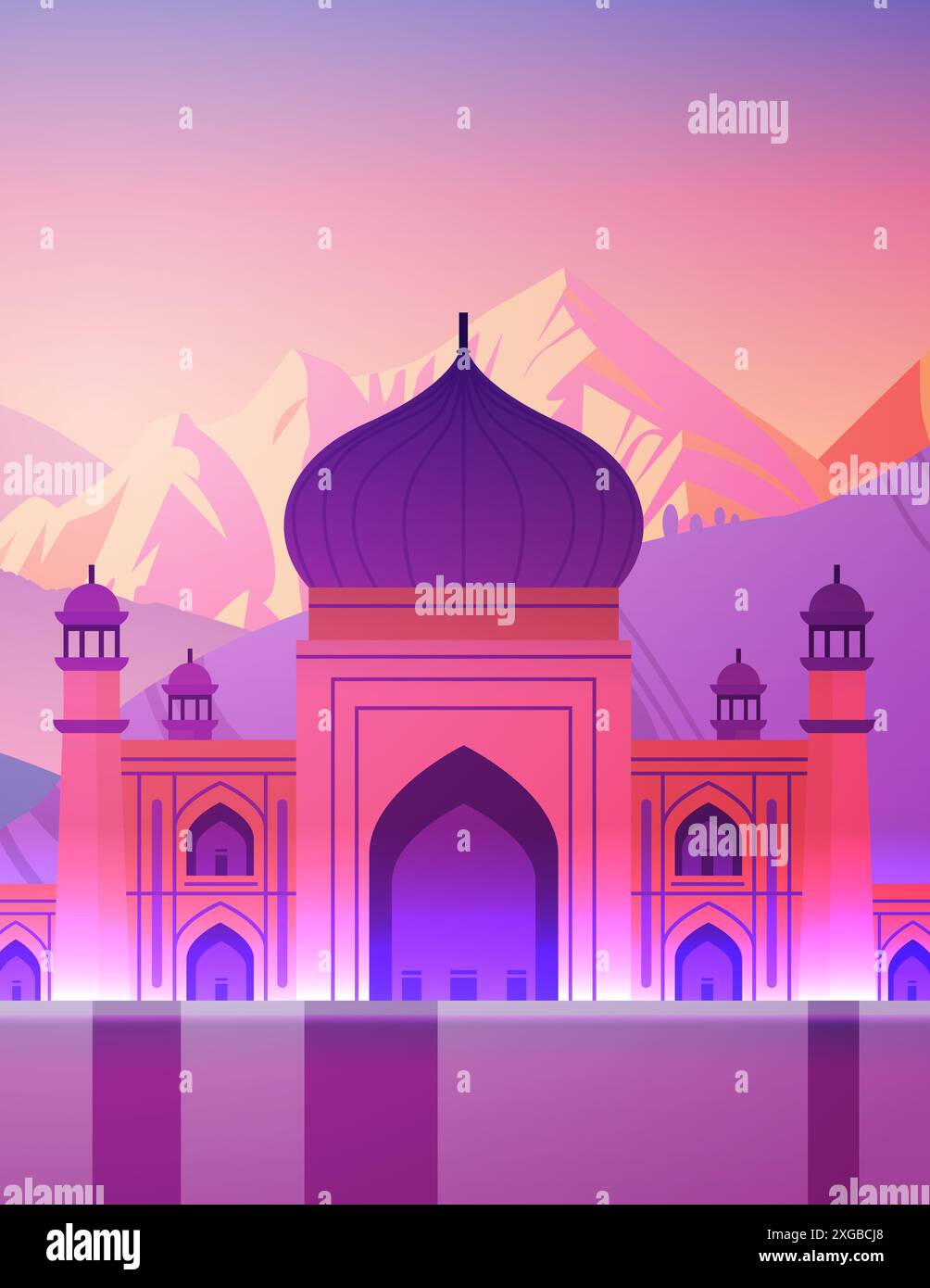 Minarets architecture Stock Vector Images - Alamy