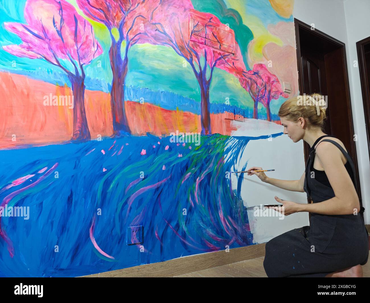 Haikou, China's Hainan Province. 14th June, 2024. Russian artist ...