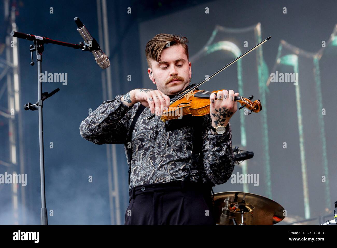 Eddie Berg of Imminence is performing live in concert during I-Days ...