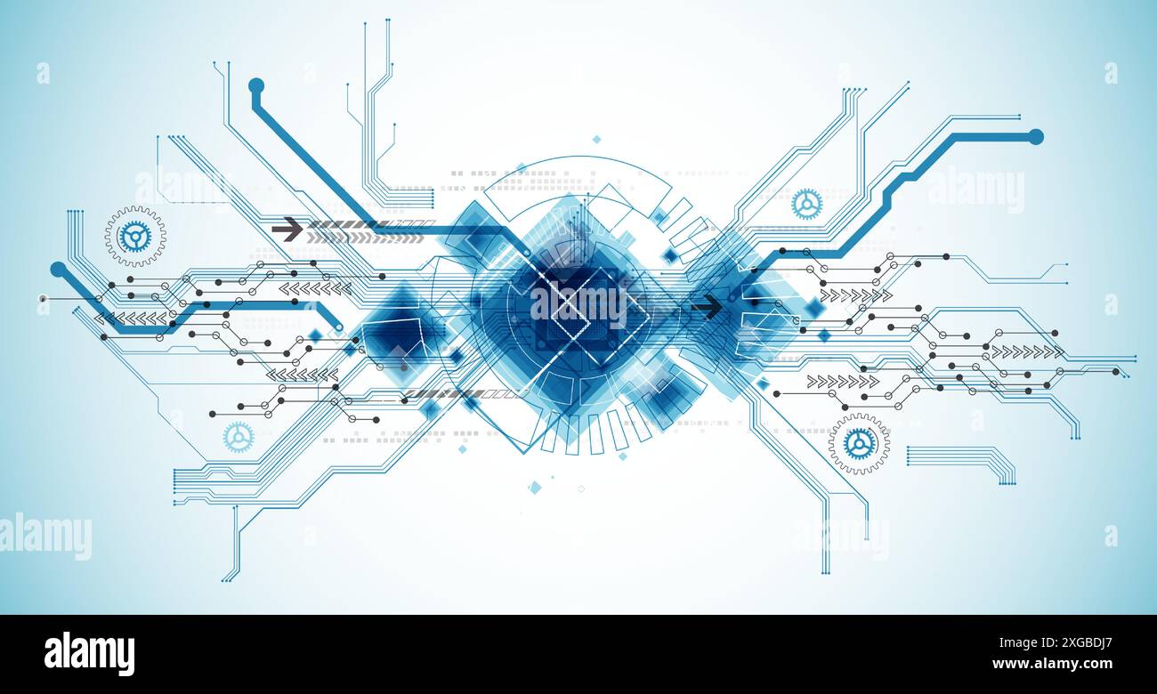 Circuit board technology background hi-res stock photography and images ...