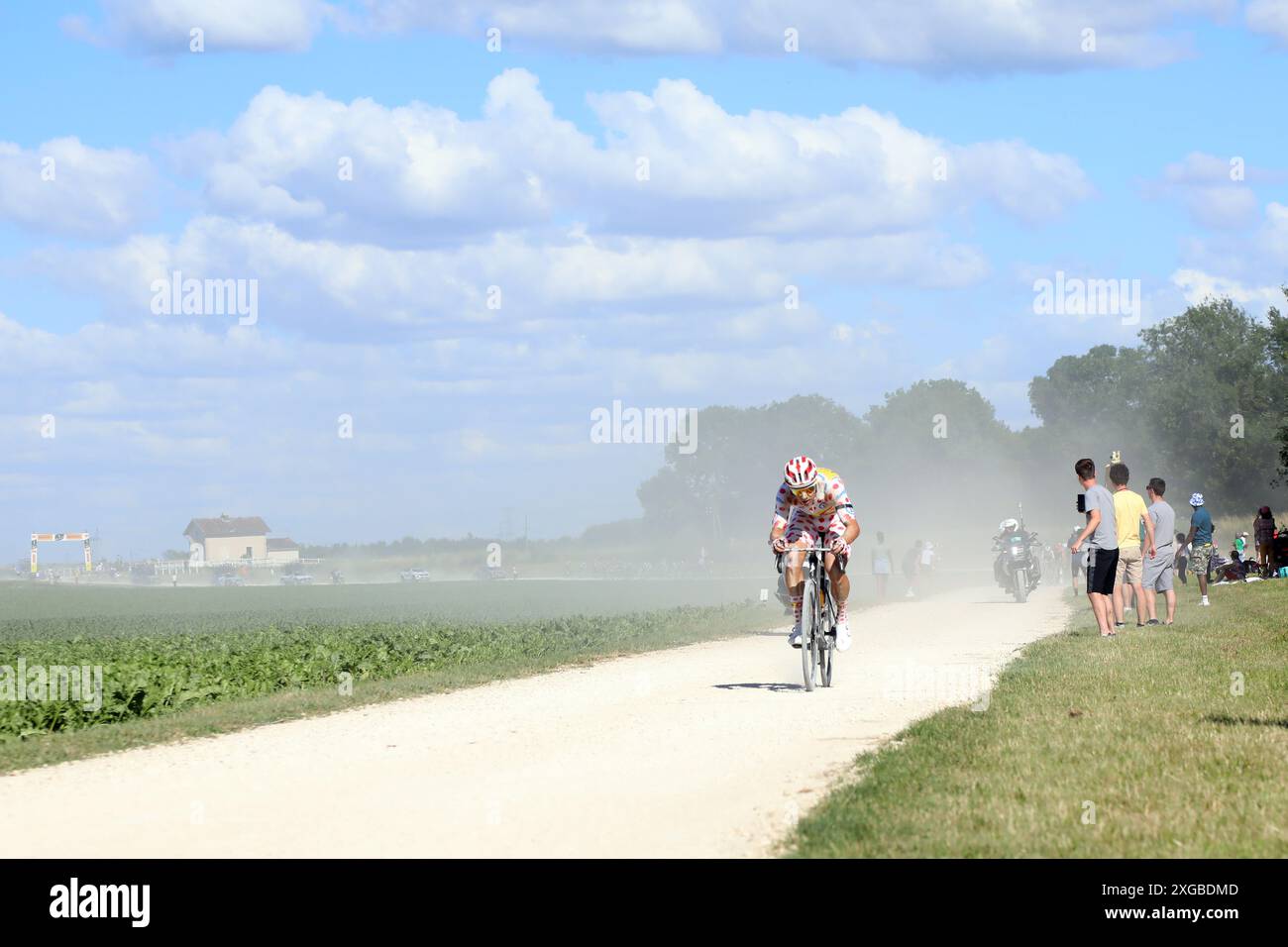 Troyes, France. 07th July, 2024. Jonas Abrahamsen of Uno-X Mobility ...