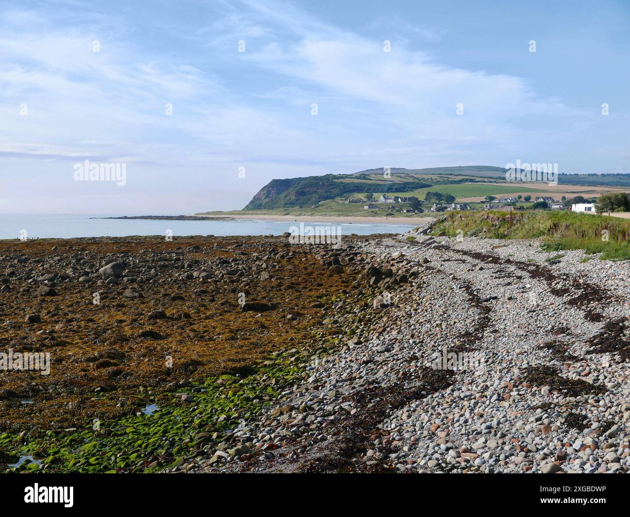 View of Shandwick Bay from Balintore looking south toward the ...