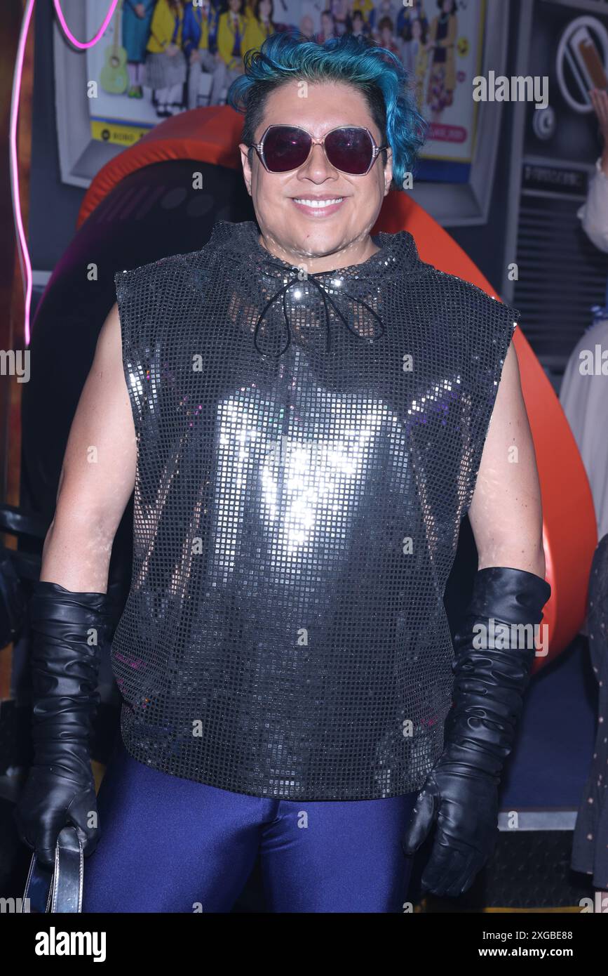 Mexico City, Mexico. 06th July, 2024. Manuna is attending the blue ...