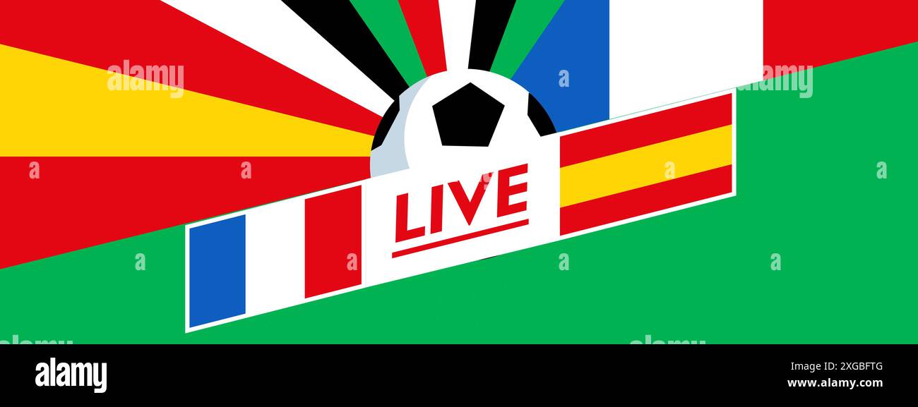 Football euro championship 2024. Soccer cup banner Stock Vector Image ...