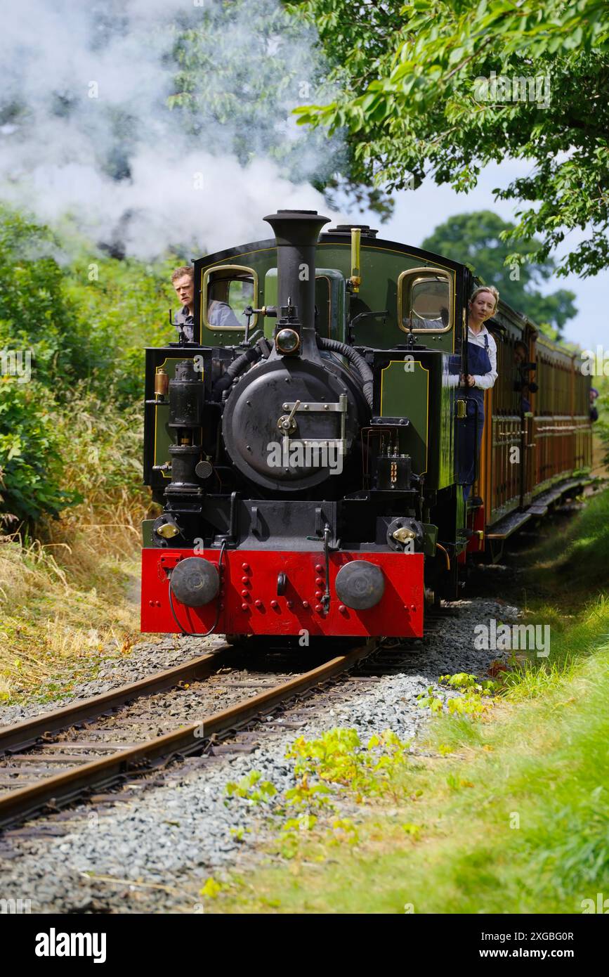 No 7, Tom Rolt, Tal y Llyn, Narrow Gauge, Steam Locomotive Stock Photo ...