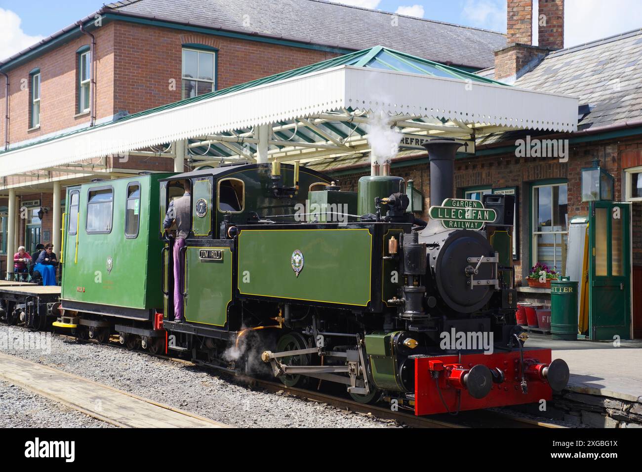 No 7, Tom Rolt, Tal y Llyn, Narrow Gauge, Steam Locomotive Stock Photo ...