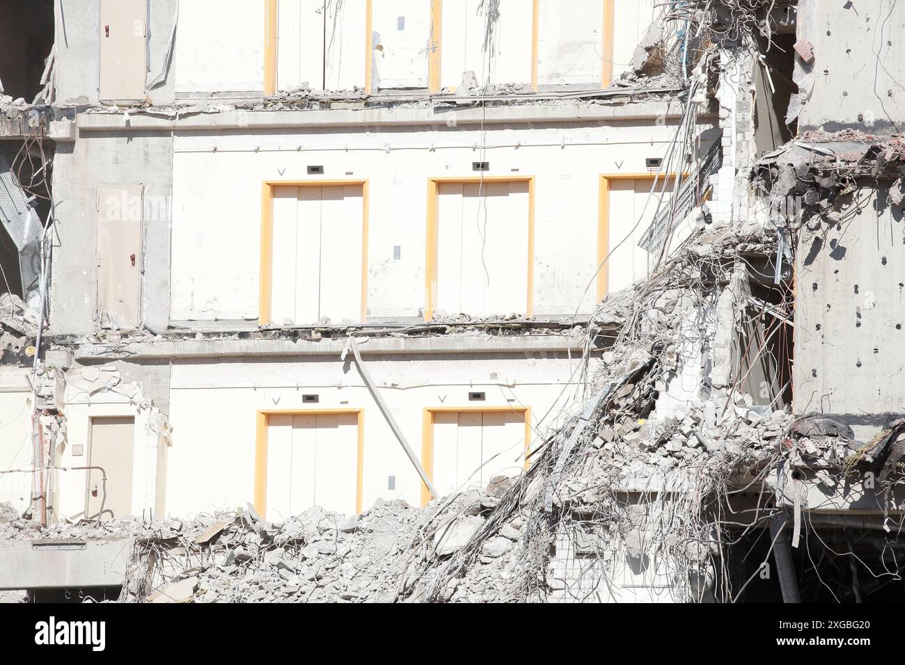 Rubble of a demolished house, Bremen, Germany, Europe Stock Photo - Alamy
