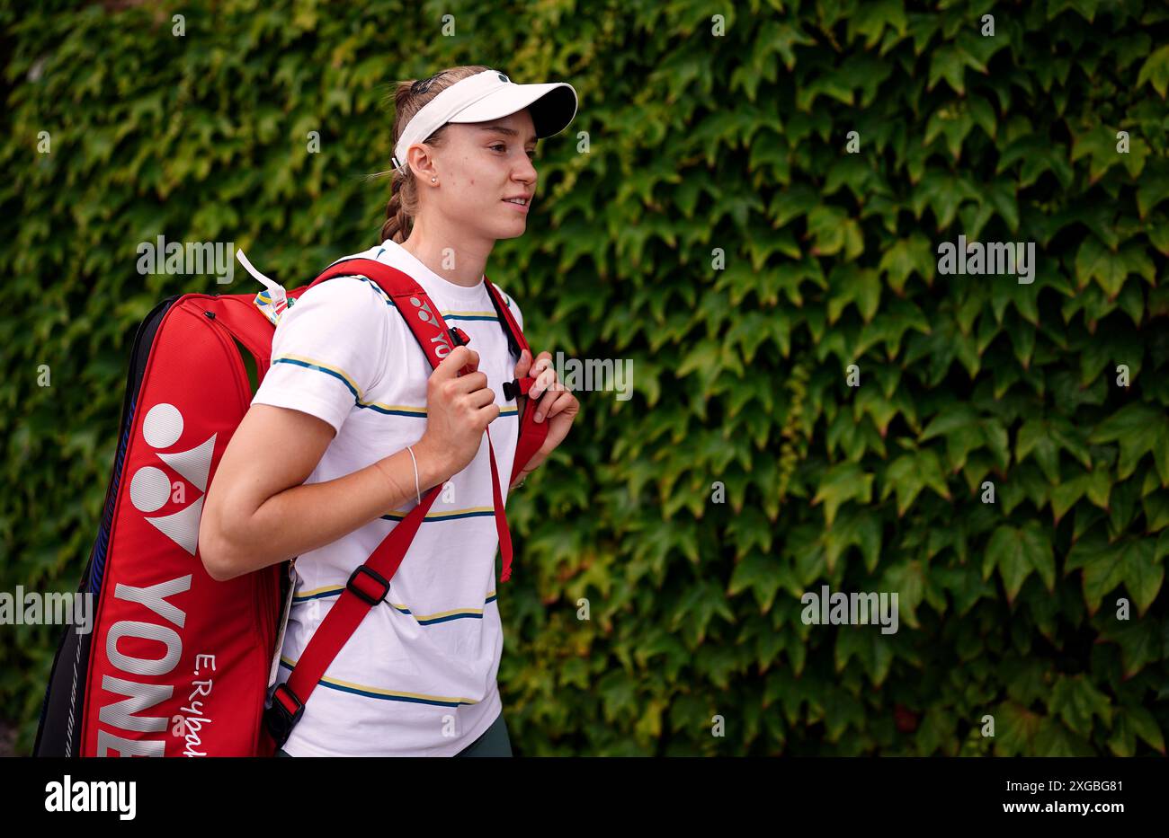 Elena Rybakina on day eight of the 2024 Wimbledon Championships at the ...