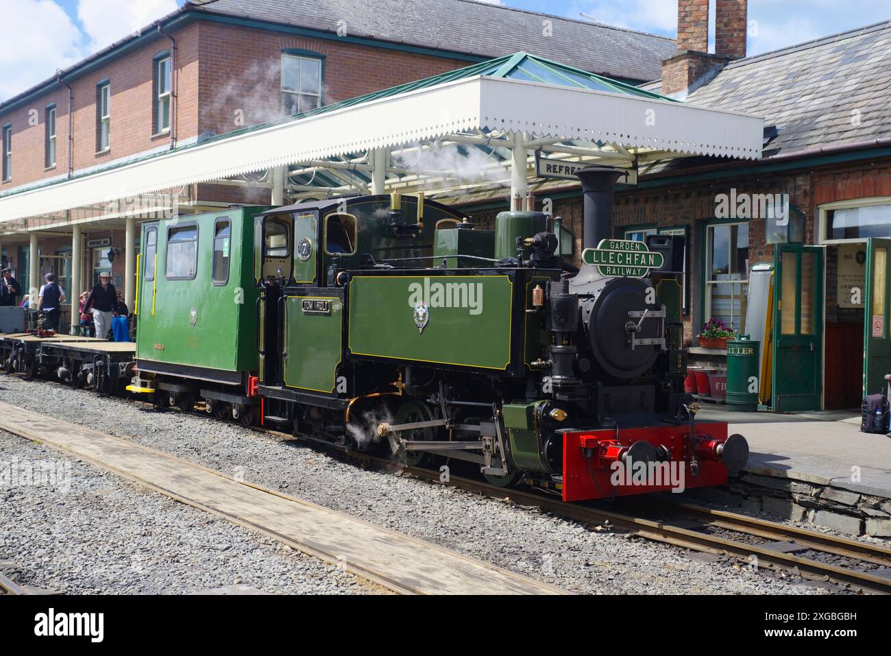 No 7, Tom Rolt, Tal y Llyn, Narrow Gauge, Steam Locomotive Stock Photo ...