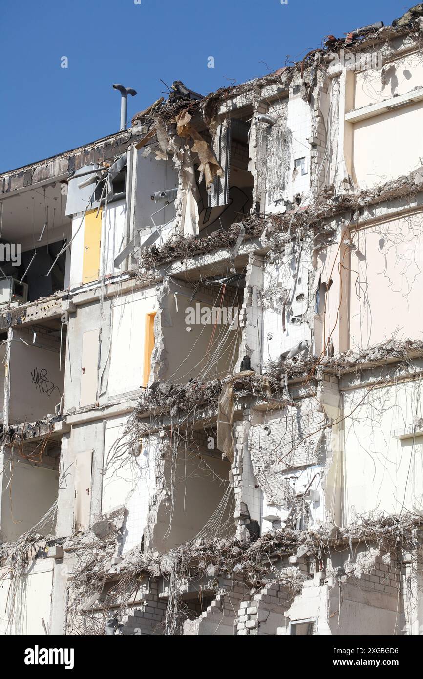 Rubble of a demolished house, Bremen, Germany, Europe Stock Photo - Alamy