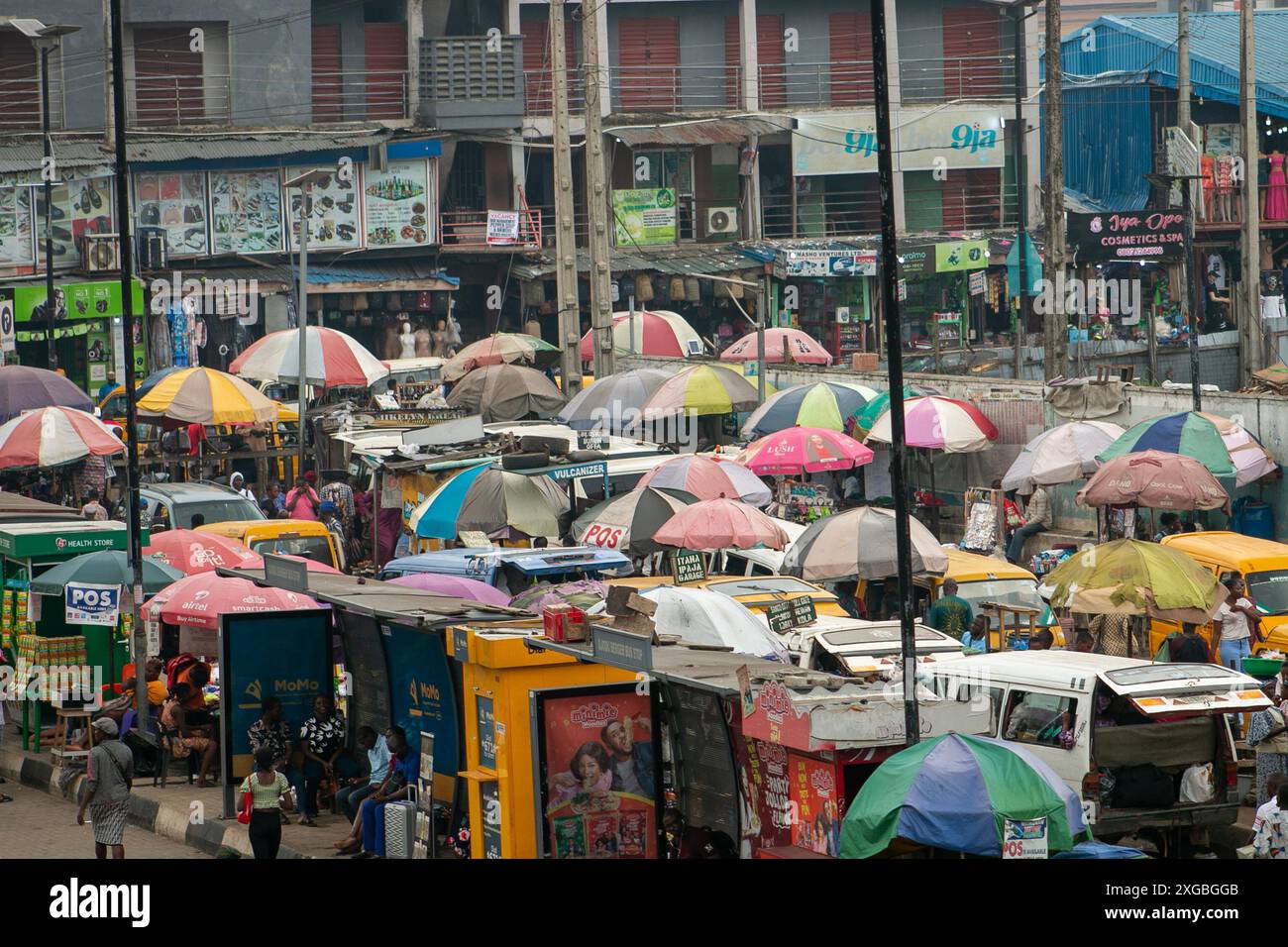 14 JUNE 2024 OJODU BERGER LAGOS NIGERIA .MARKET Stock Photo - Alamy