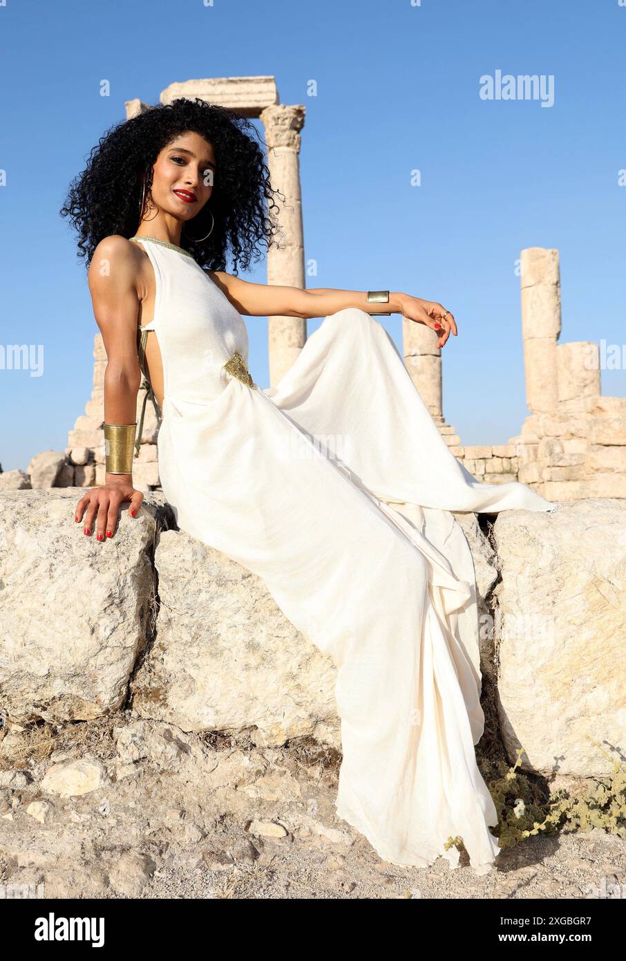 Amman, Jordan. 07th July, 2024. Tunisian actress and singer, Ichraq ...