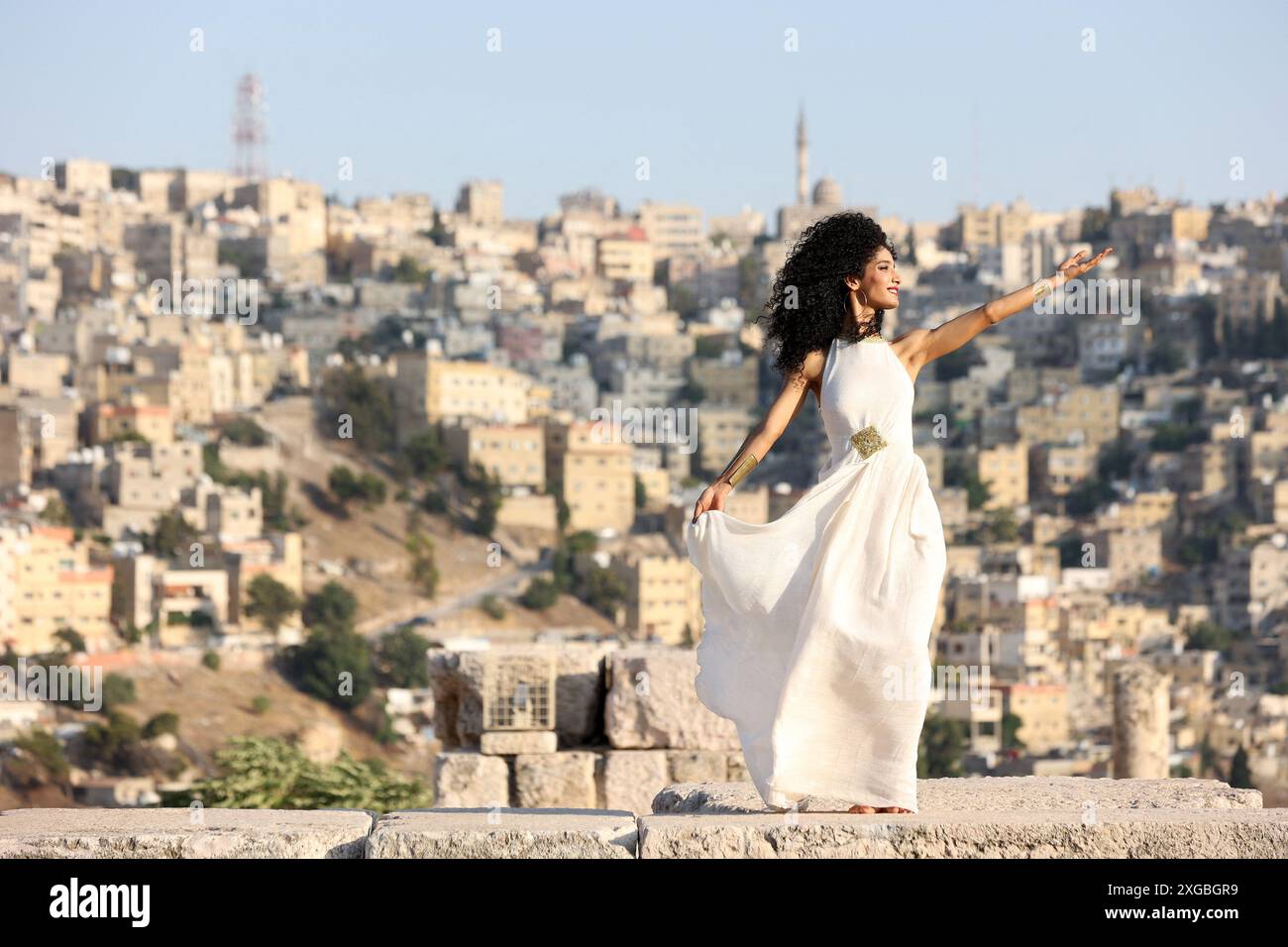 Amman, Jordan. 07th July, 2024. Tunisian actress and singer, Ichraq ...