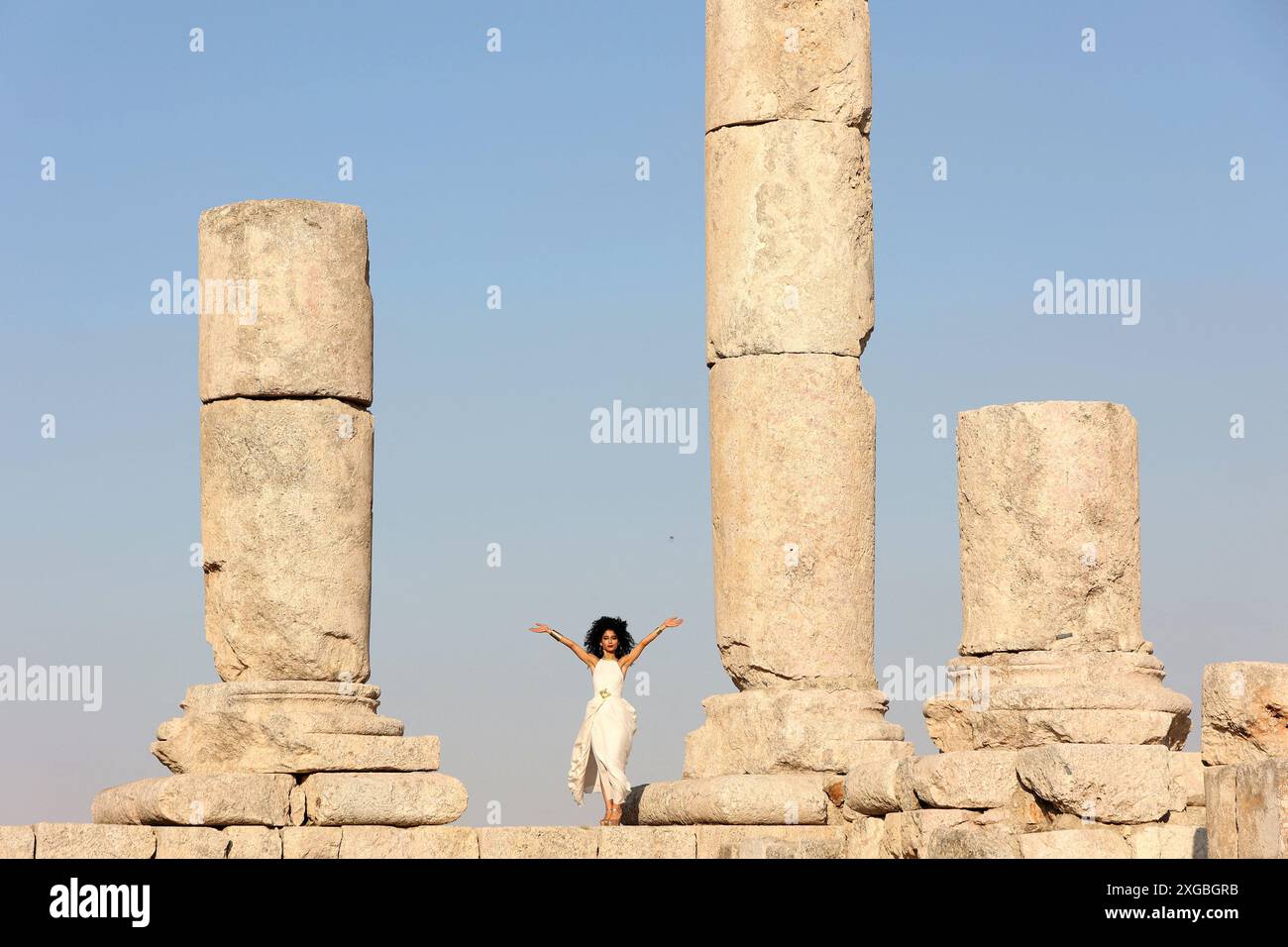 Amman, Jordan. 07th July, 2024. Tunisian actress and singer, Ichraq ...