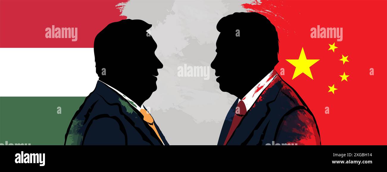 Hungarian Prime Minister Viktor Orban and Chinese leader Xi Jinping ...