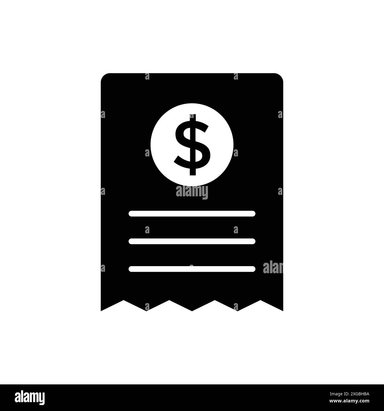 Cash receipt template vector vectors hi-res stock photography and ...