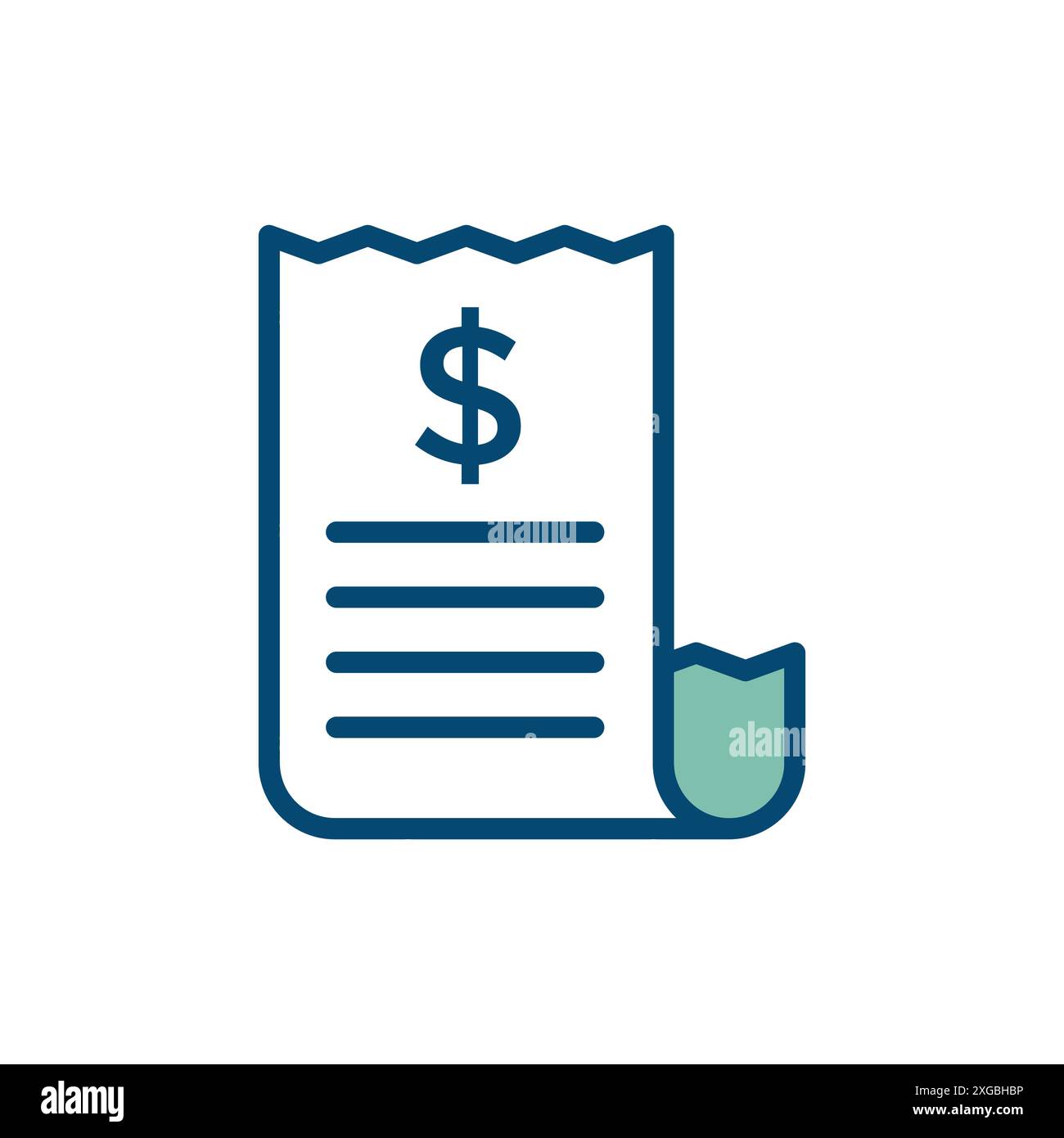 bill icon vector design template in white background Stock Vector Image ...