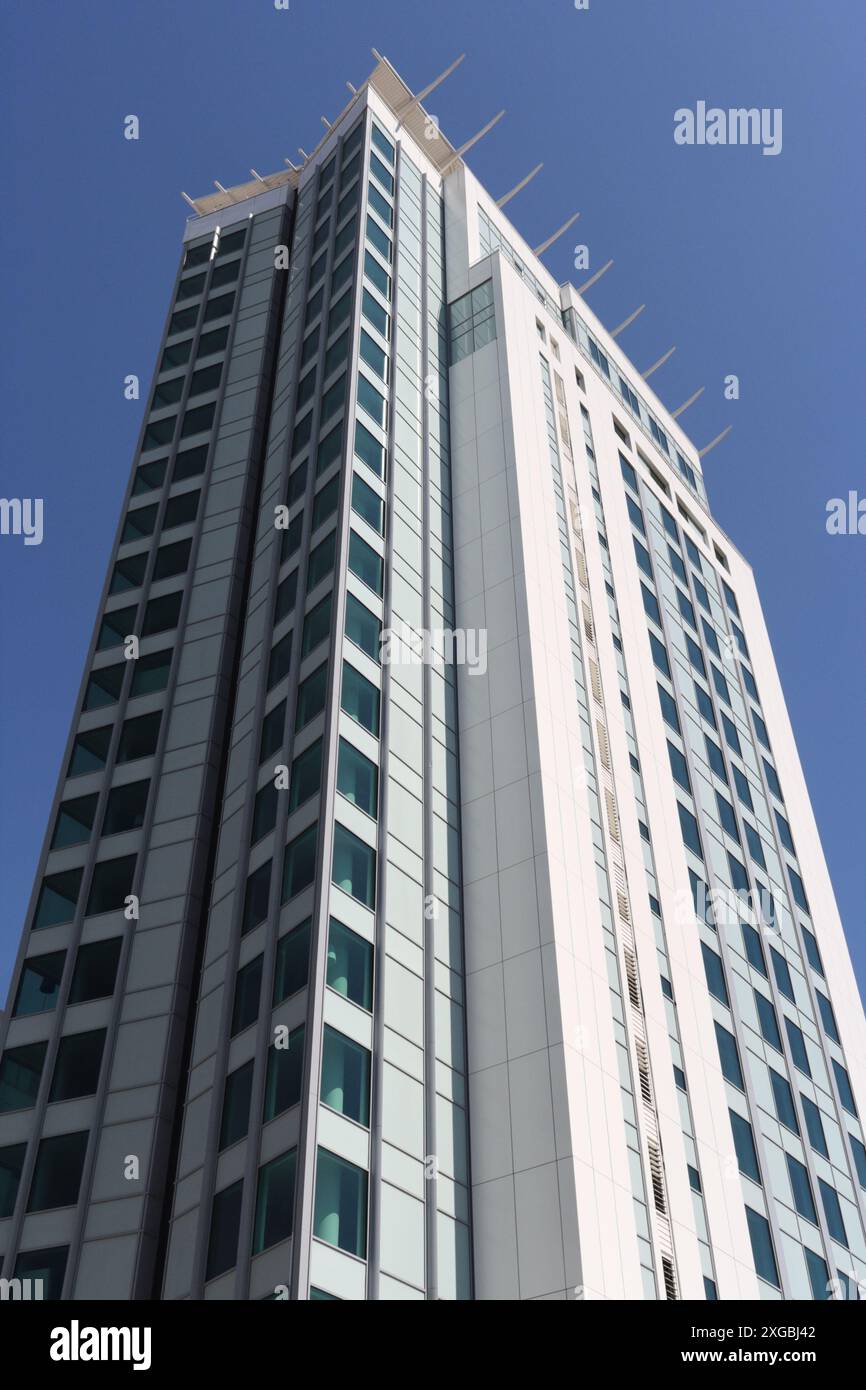 The Radisson Blu Hotel Building in Cardiff city centre Wales UK, High ...