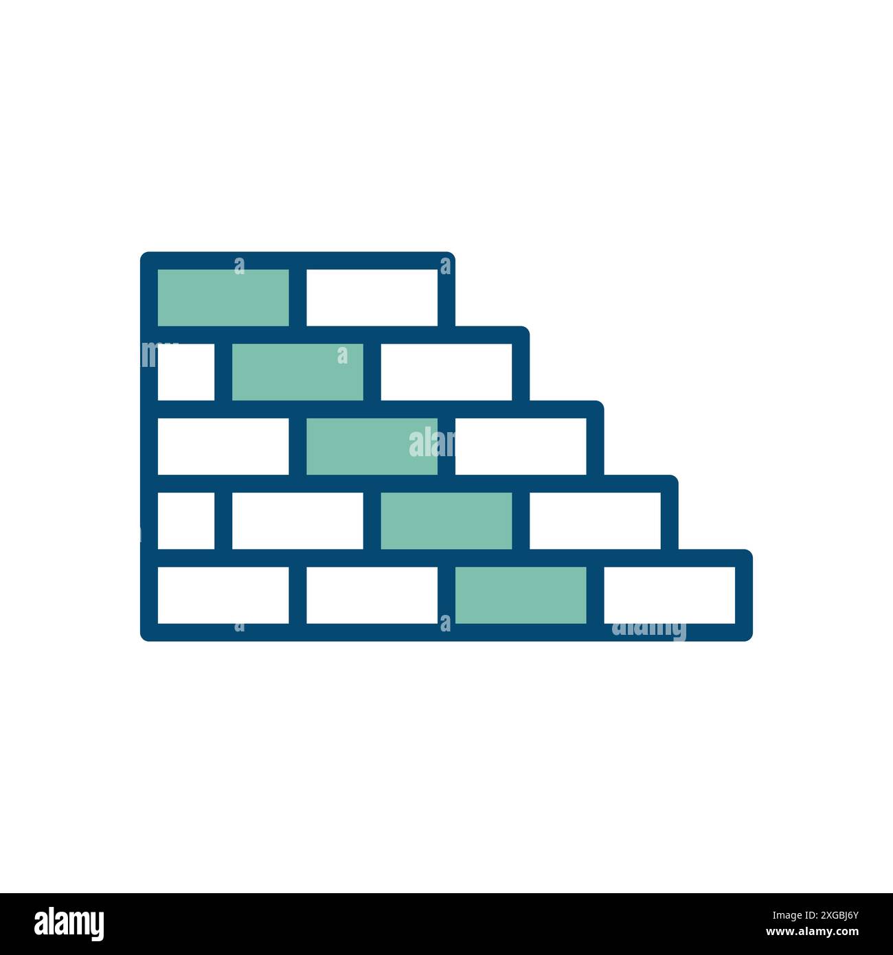 Stone brick wall window Stock Vector Images - Alamy