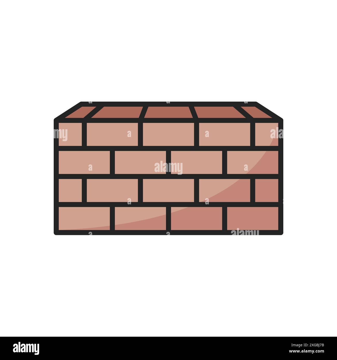 bricks icon vector design template in white background Stock Vector ...