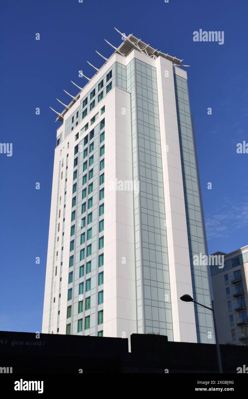 The Radisson Blu Hotel Building in Cardiff city centre Wales UK, High ...