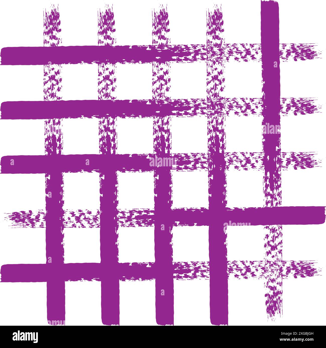 Vector hand drawn cute checkered pattern. cottagecore Doodle Plaid ...