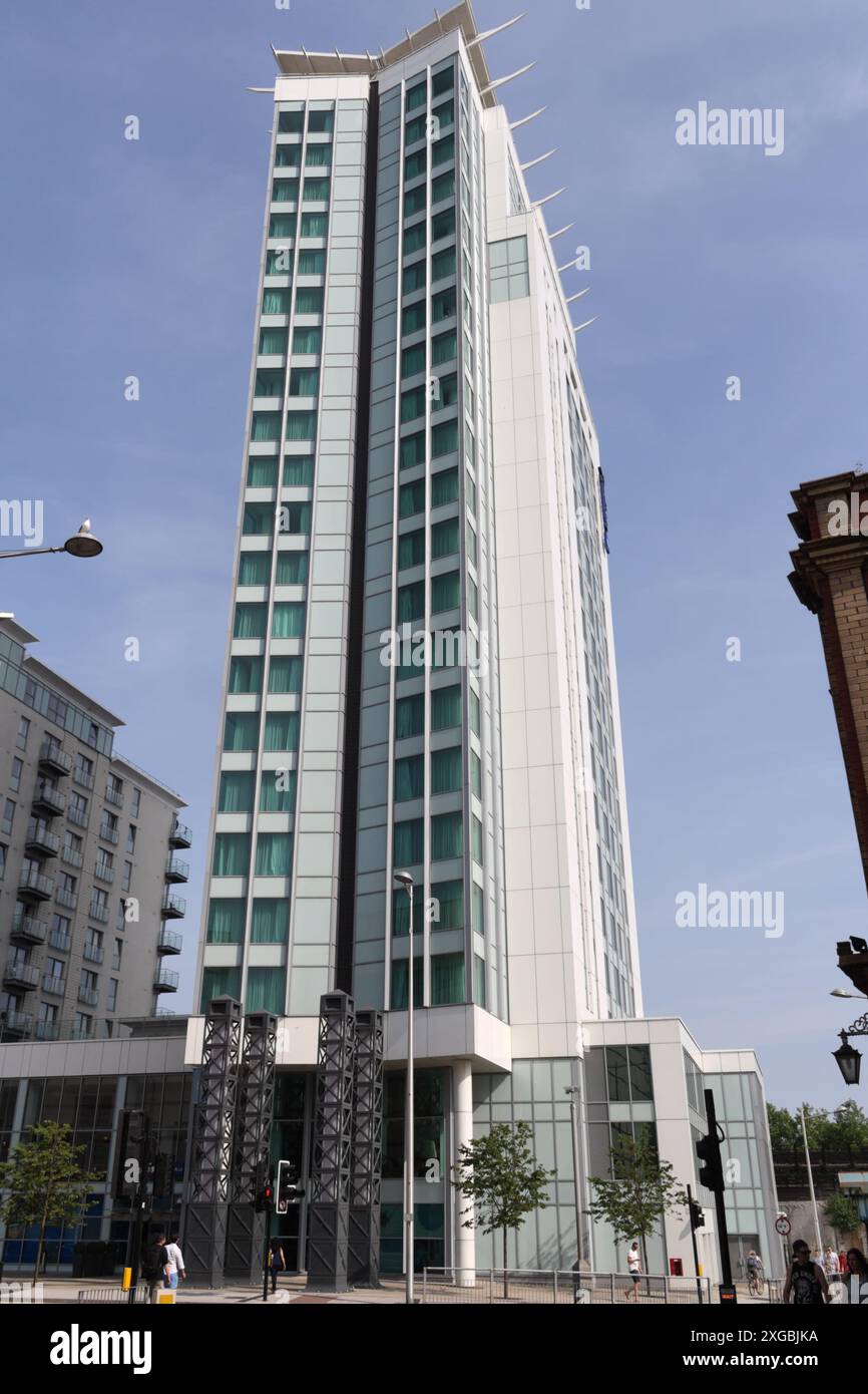 The Radisson Blu Hotel Building in Cardiff city centre Wales UK, High ...