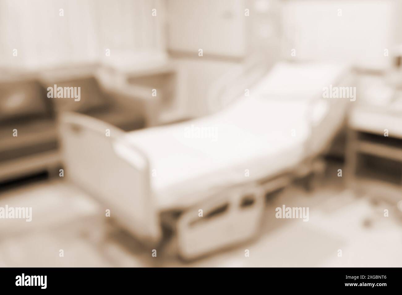 Abstract blurred hospital room interior for background Stock Photo - Alamy