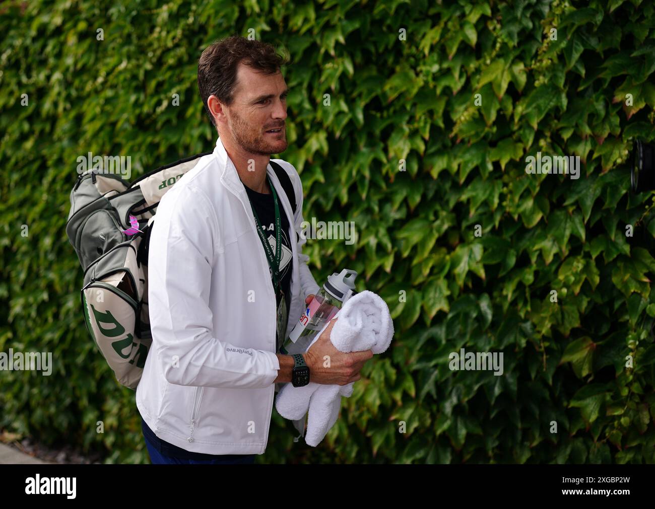 Jamie Murray on day eight of the 2024 Wimbledon Championships at the ...