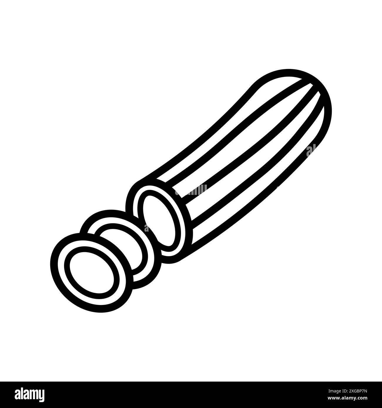 cucumber icon vector design template in white background Stock Vector ...