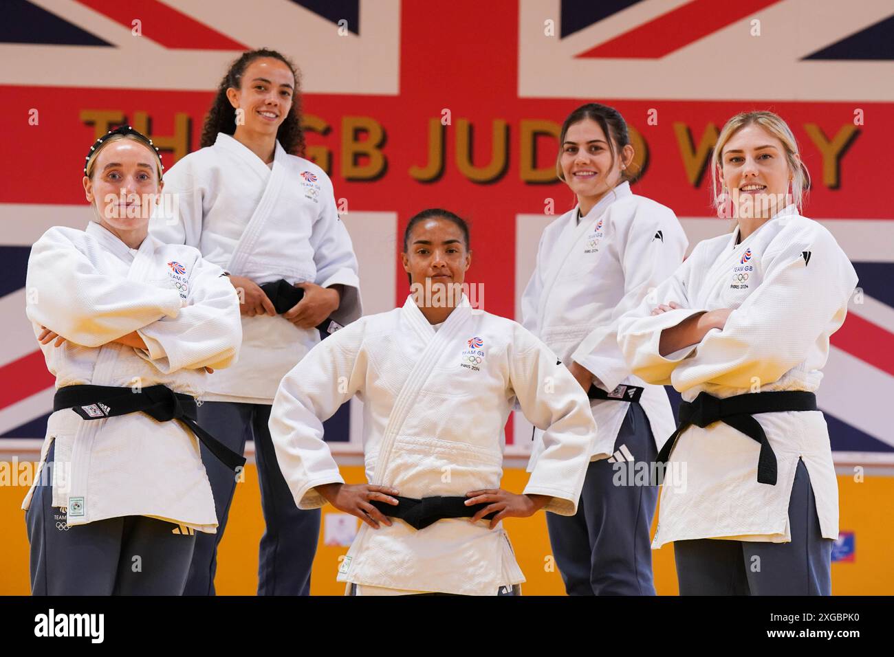 Team GB Olympic judo team (left to right) Lucy Renshall, Chelsie Giles ...