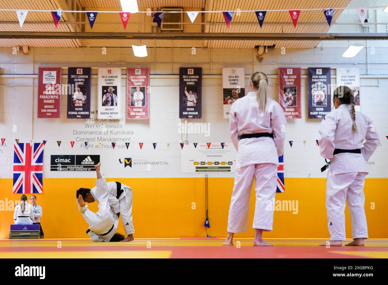Team GB Olympic judo team including Lucy Renshall, Jemima Yeats Brown ...