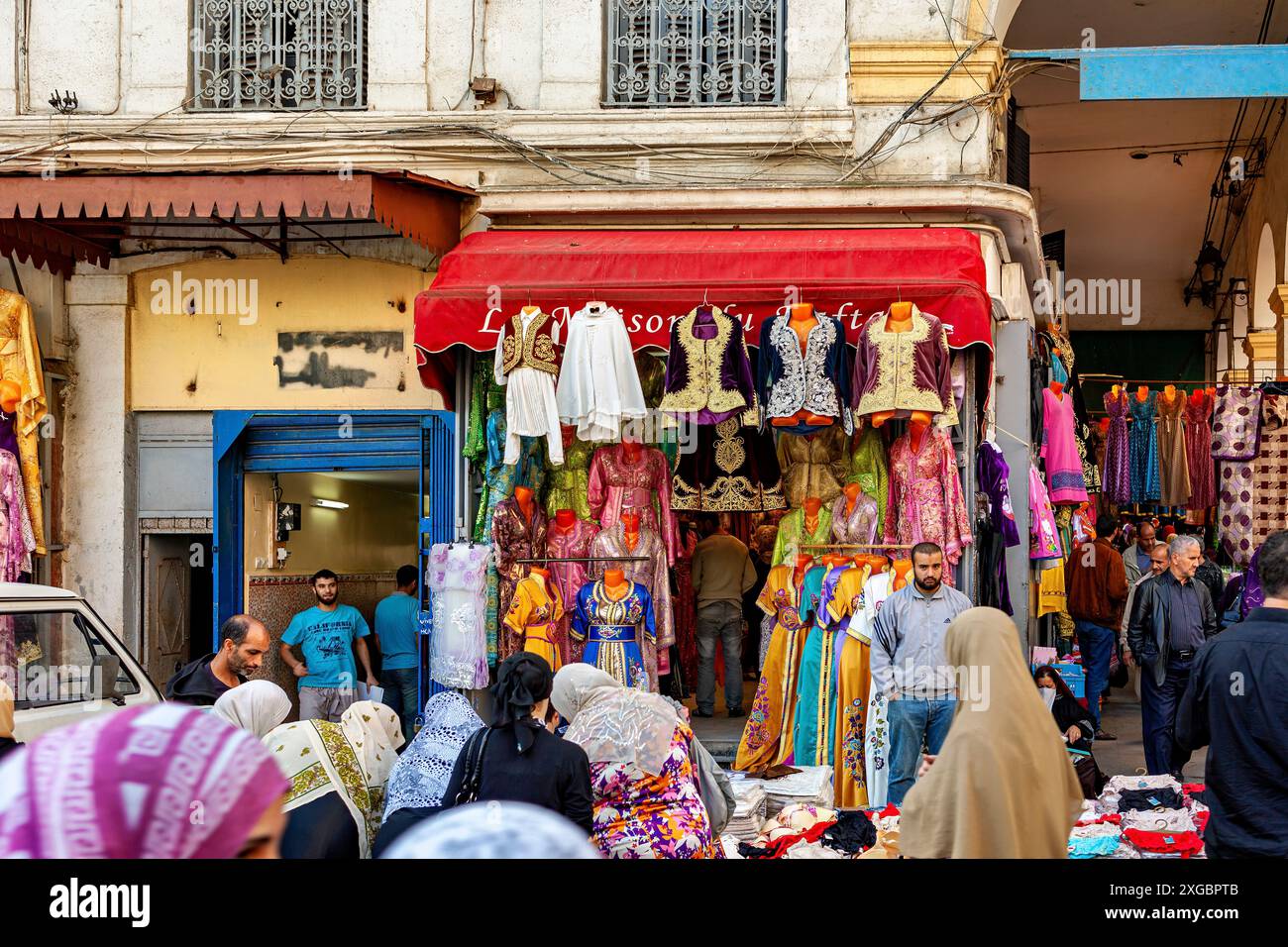 The market Street of Algier Stock Photo - Alamy