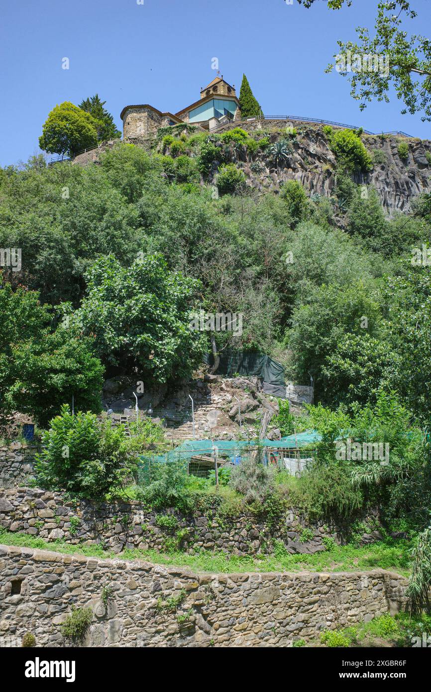 Girona, Spain - 7 July, 2024: Views of Castellfollit de la Roca from ...