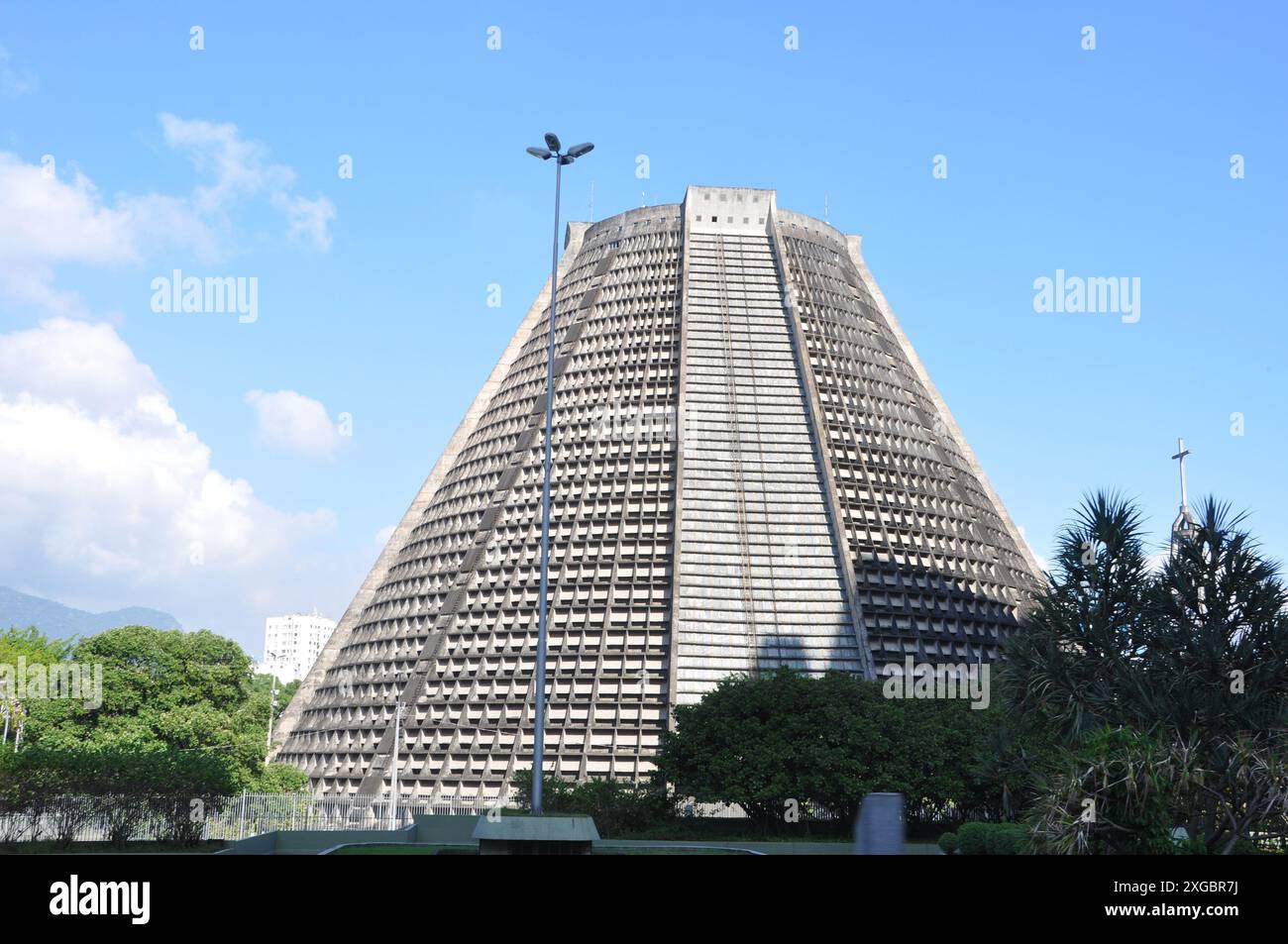 View of the Metropolitan Cathedral of São Sebastião, better known as ...