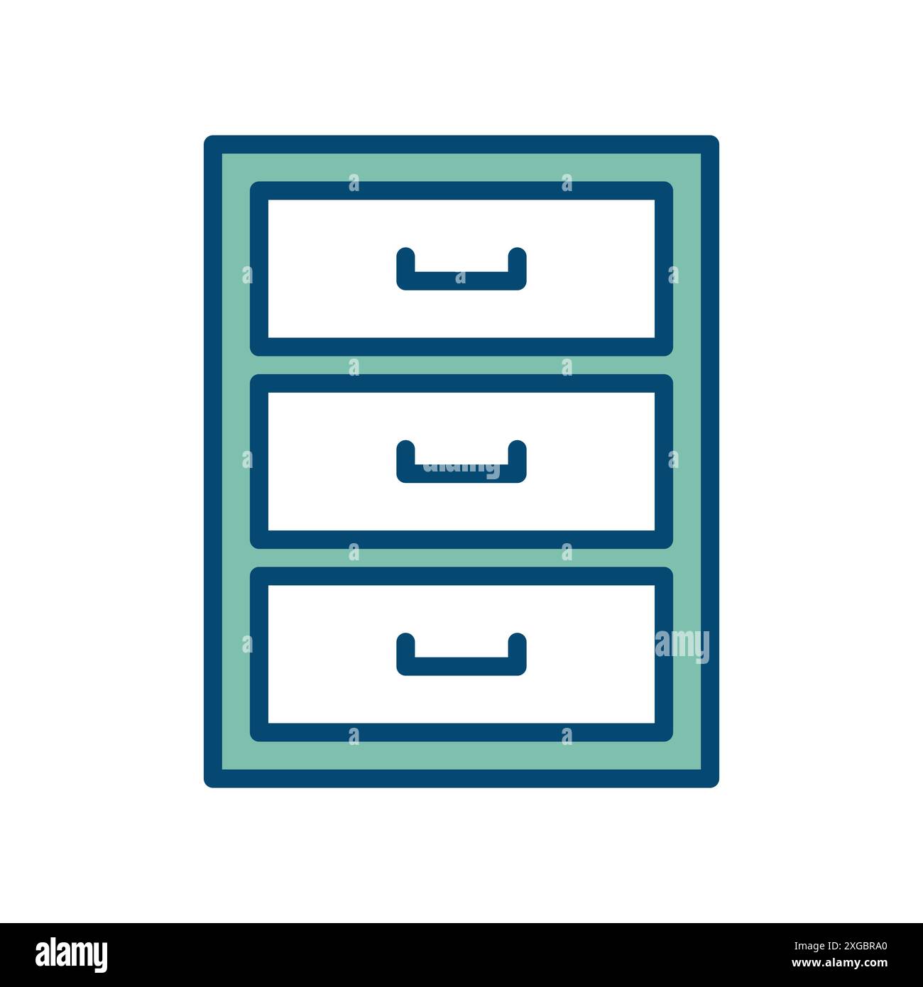 drawer icon vector design template in white background Stock Vector ...