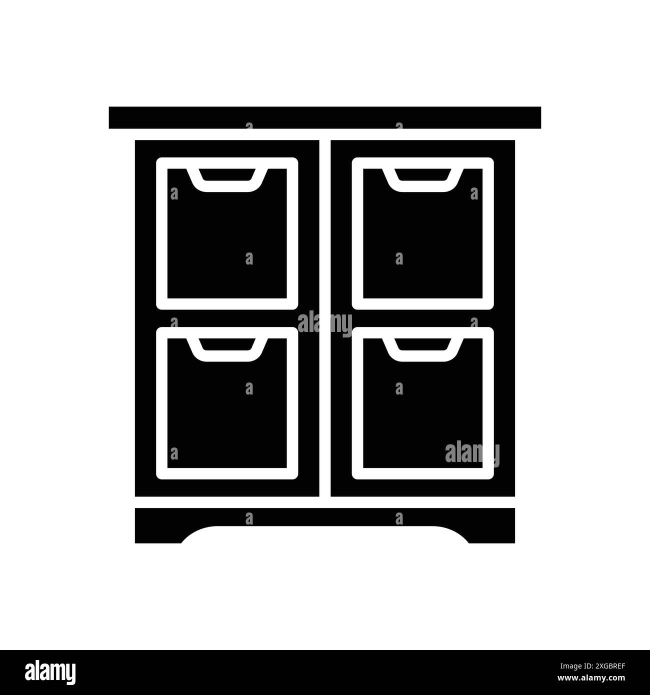 Office file cabinet vector graphic hi-res stock photography and images ...