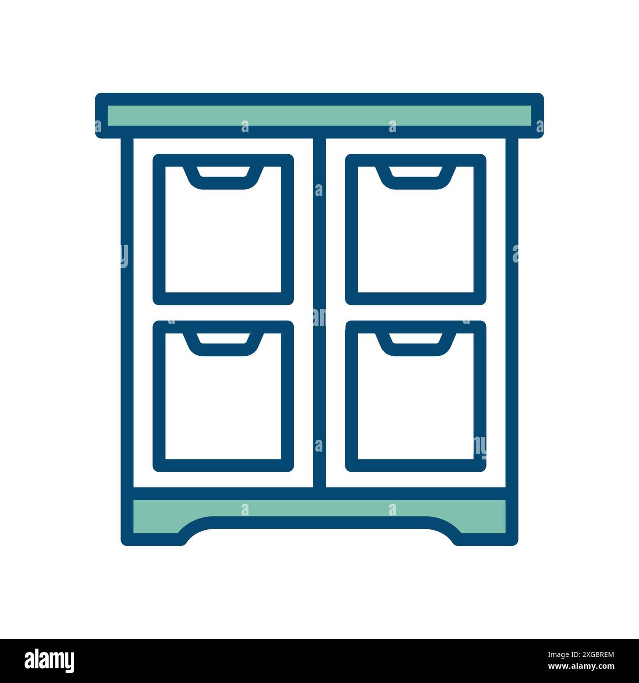 Office file cabinet vector graphic hi-res stock photography and images ...